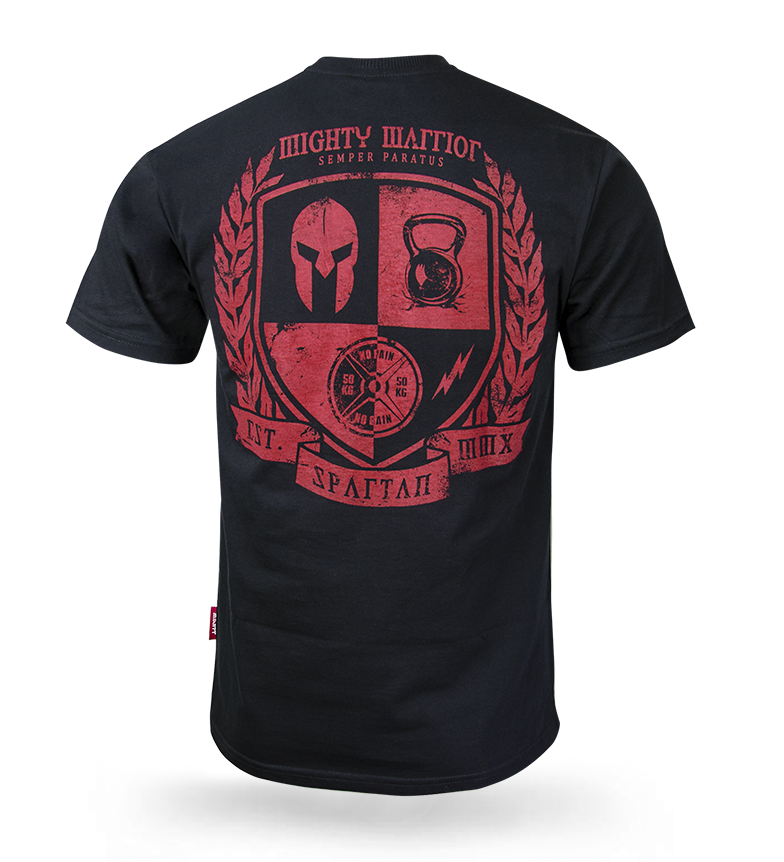Tričko Athletic Spartan Mighty Warrior čierne Tričko Athletic Spartan Mighty Warrior čierne